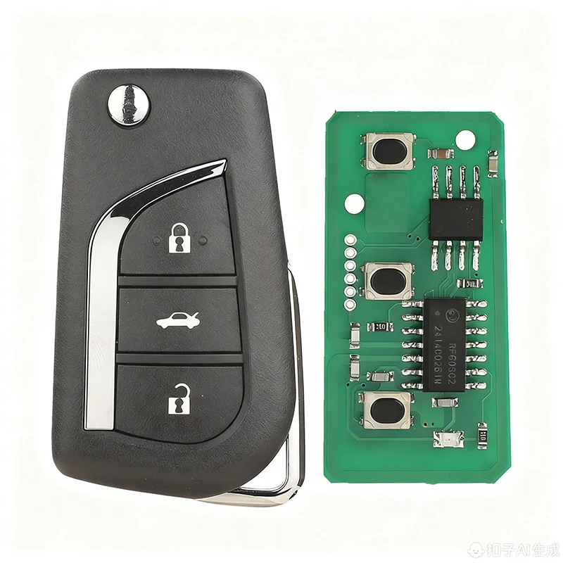 Suitable for Toyota 3-key AYGO BRITAIN remote control car key G chip ...