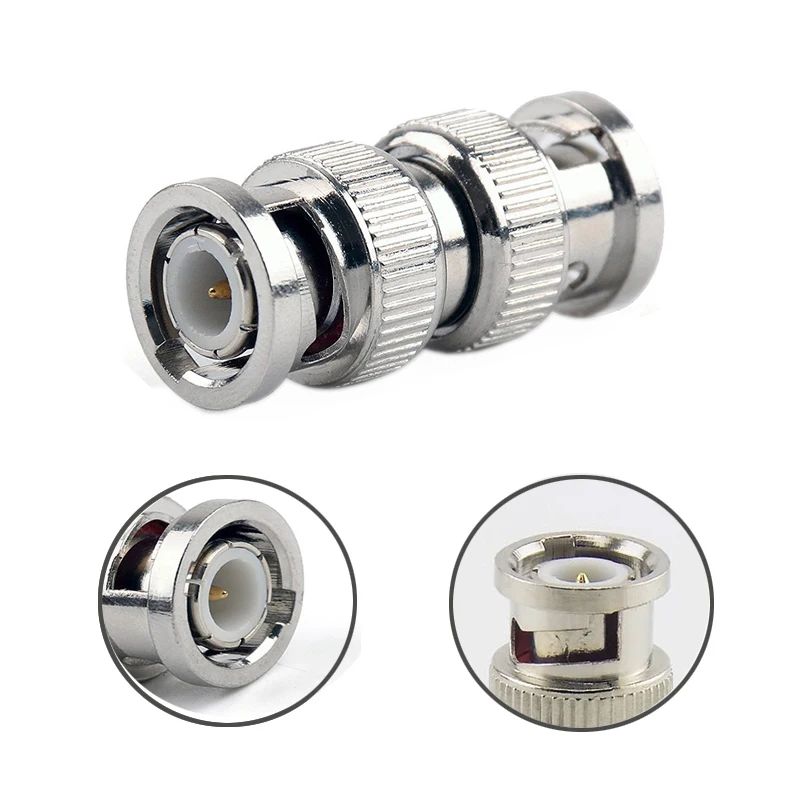 1Pcs BNC Male to BNC Male Plug & Female Jack RF Coaxial Adapter ...