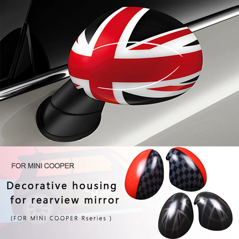 2Pcs-Set-Rear-View-Mirror-Covers-Sticker-For-Mini-Cooper-S-Clubman-R55 ...