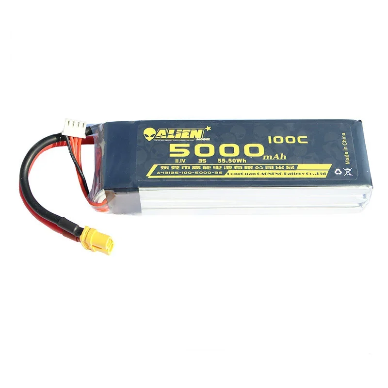 ALIENRC-11-1V-5000mAh-100C-3S-Multi-rotor-Modelo-Helic-ptero-RC-Bateria ...