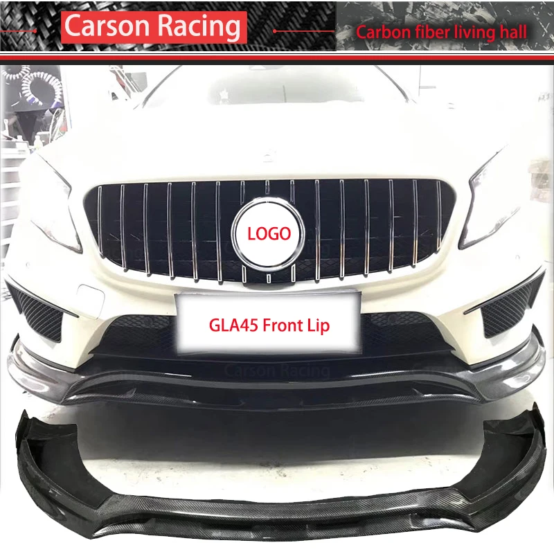 For Benz GLA Class X156 GLA45 AMG 2013-2019 Real Carbon Fiber Front ...