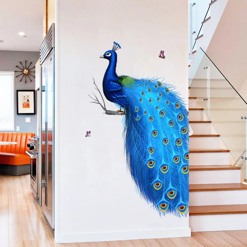Peacock Wall Art Sticker