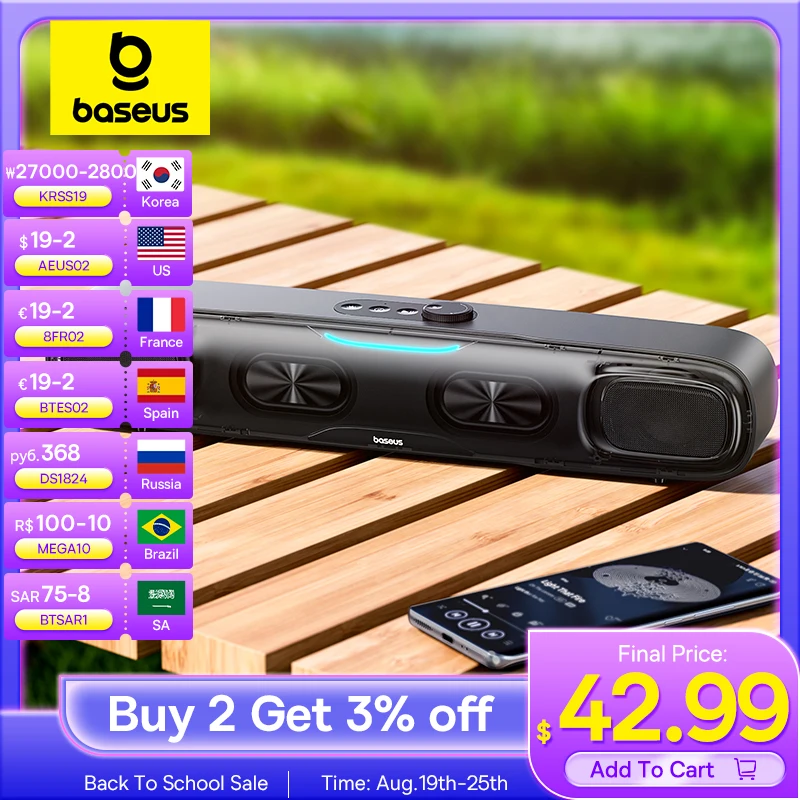 Baseus-DS10-Desk-Mini-Soundbar-Speaker-Bluetooth-5-3-Triple-Mode-Audio ...