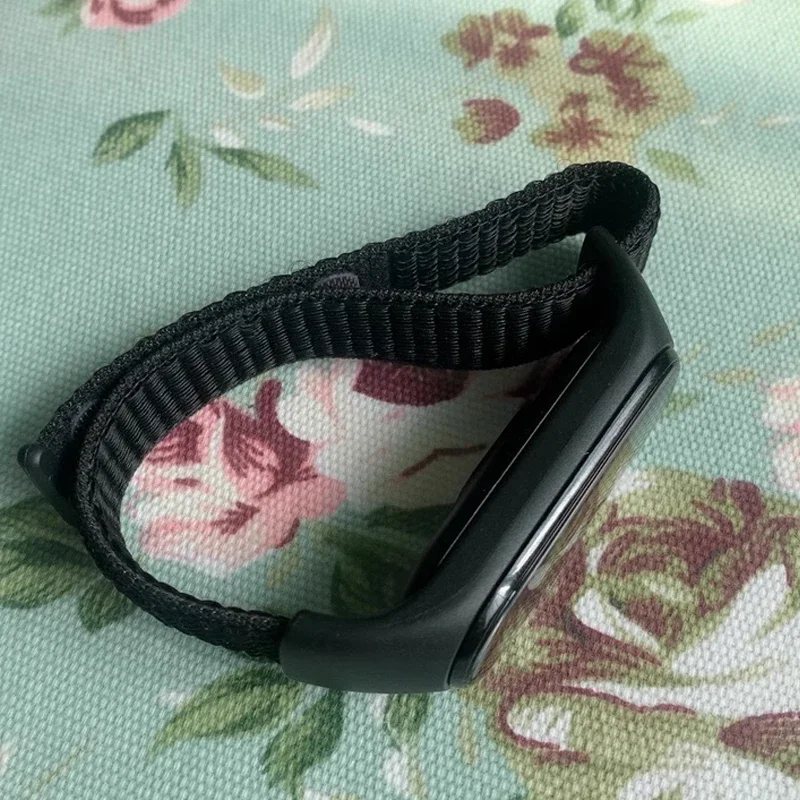Nylon loop Strap For Xiaomi Mi Band 7 4 3 5 6 smartwatch Wristband ...