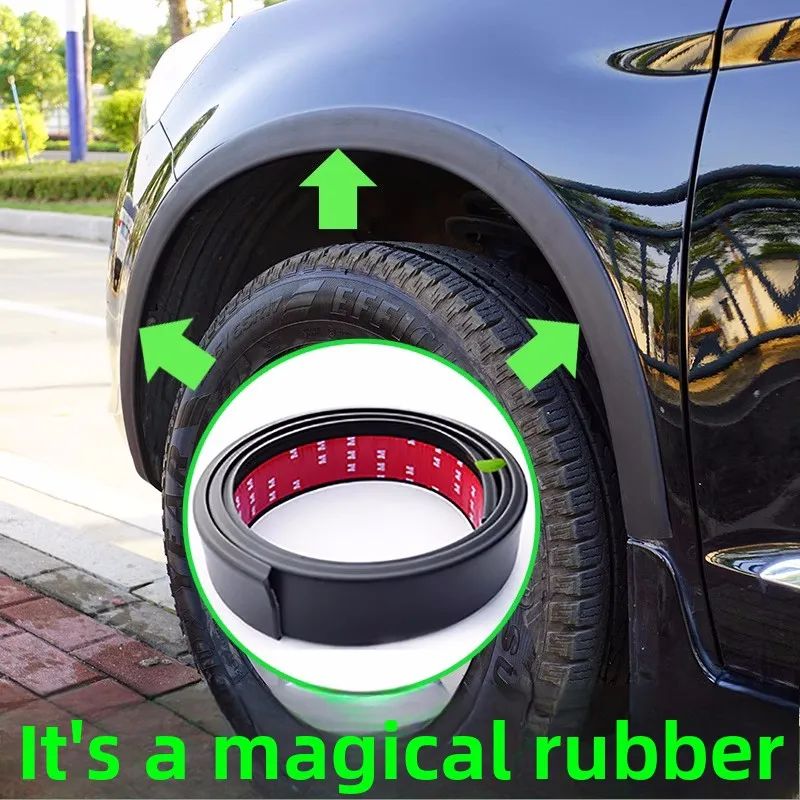 Car Wheel Eyebrow Decorative Protector Strip Kit Wheel-arch Eyebrow ...