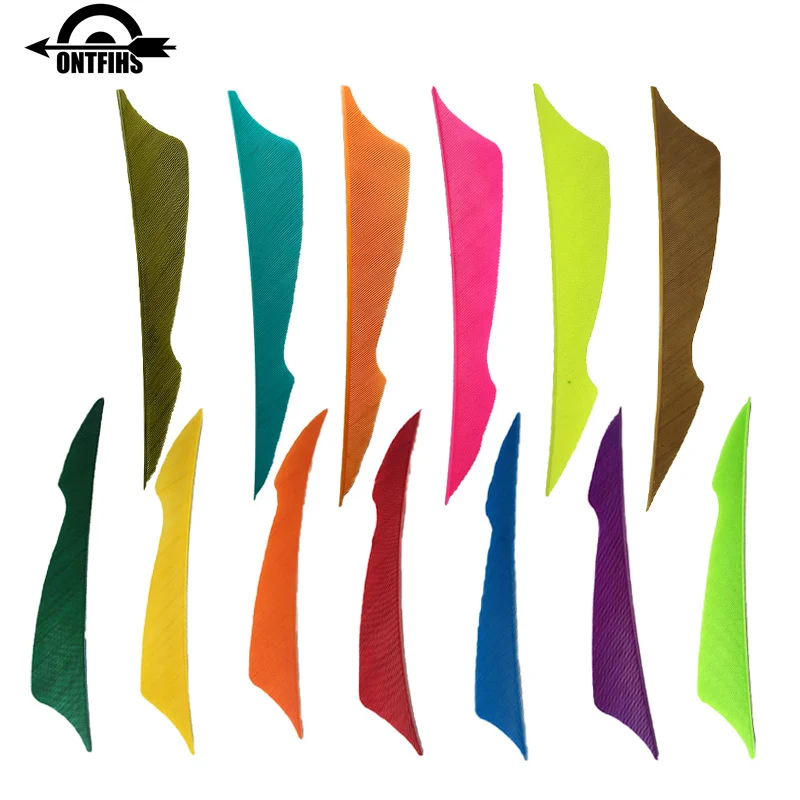 100-Pcs-ONTFIHS-4Inch-Arrow-Feather-Fetching-For-Arrows-Accessories ...