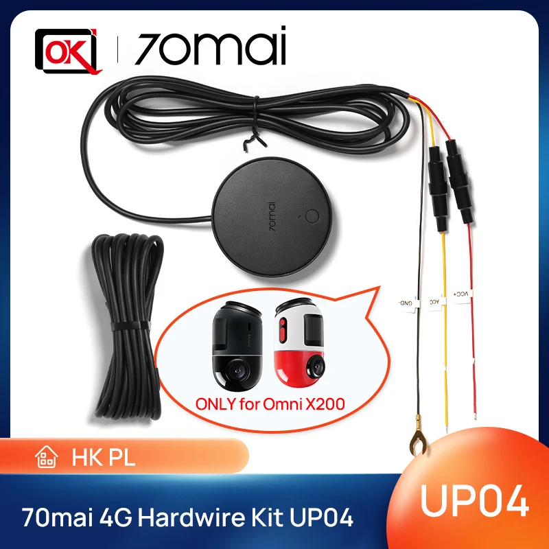 70mai-4G-hardwire-kit-UP04-ONLY-for-Dash-Cam-Omni-X200-360-Full-View ...