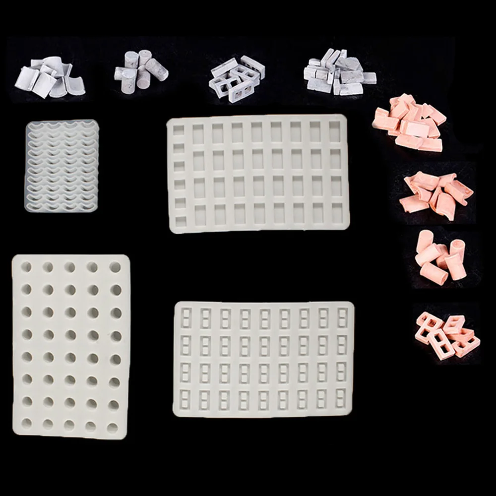 Zandtafel-Gebouw-Maken-Mini-Baksteen-Siliconen-Mal-Cement-Model ...