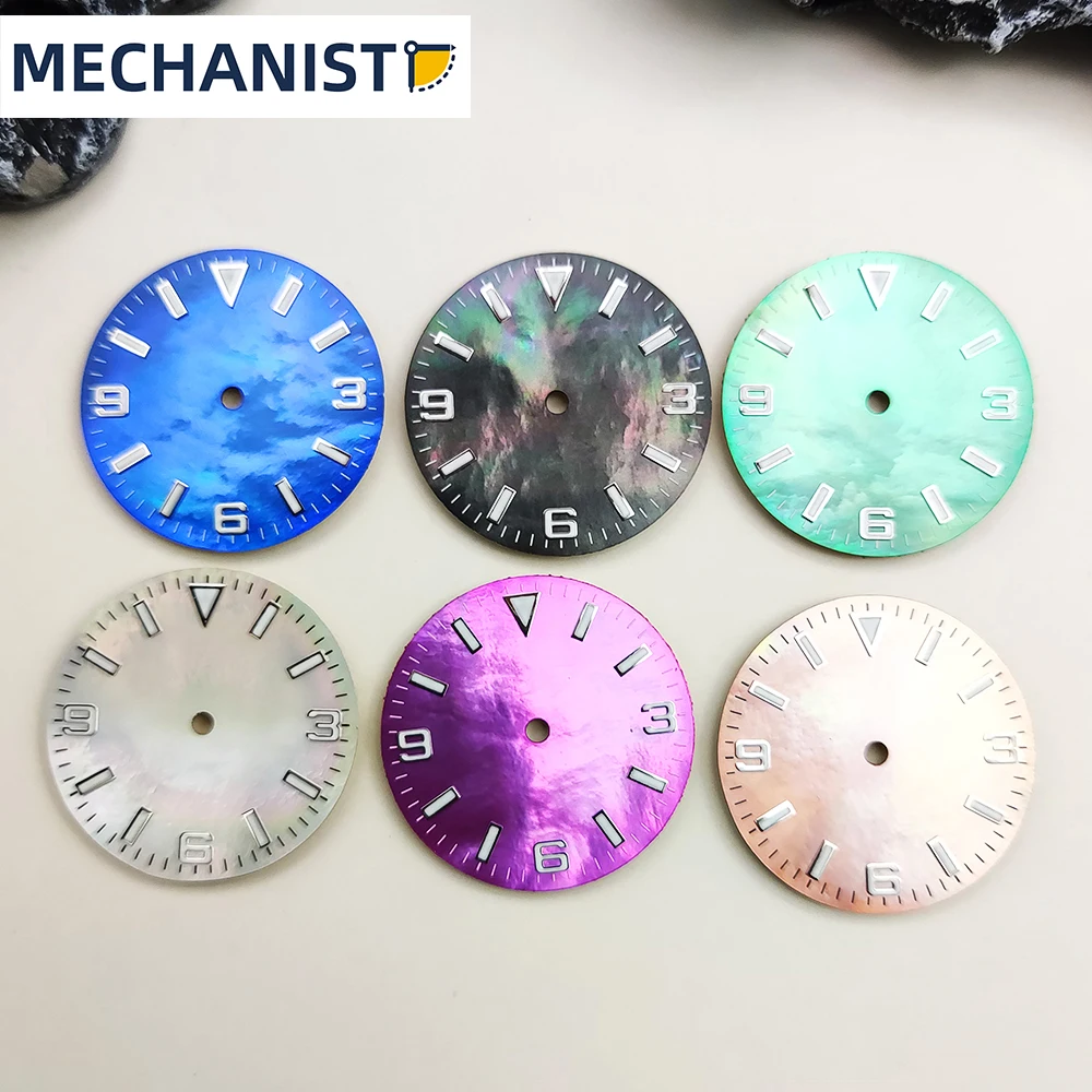 Mechanical-Latest-Shell-Surface-Glitter-Dial-28-5mm-Aseptic-dial-for ...