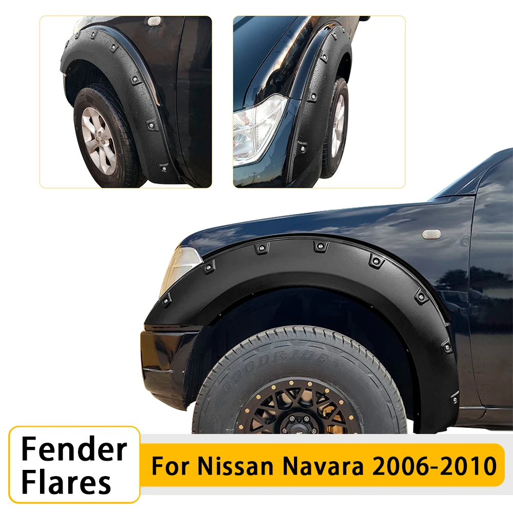 7'' Large Coverage Fender Flares Wheel Arch for Nissan Navara D40 2006 ...
