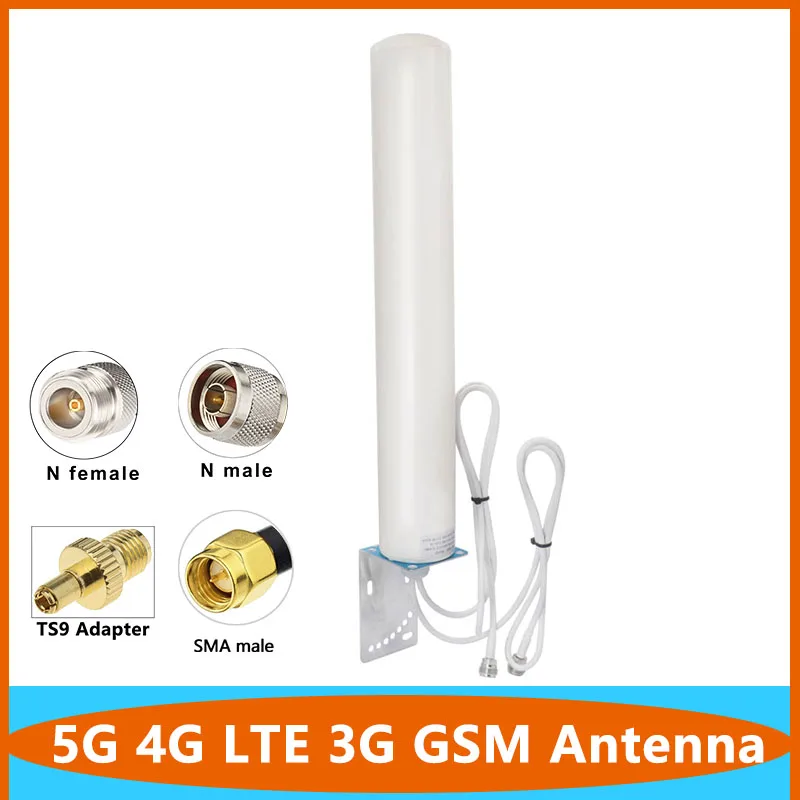 Ip67 Waterproof 5g 4g Lte 3g Omni External Wifi Aerial High Gain 18dbi ...