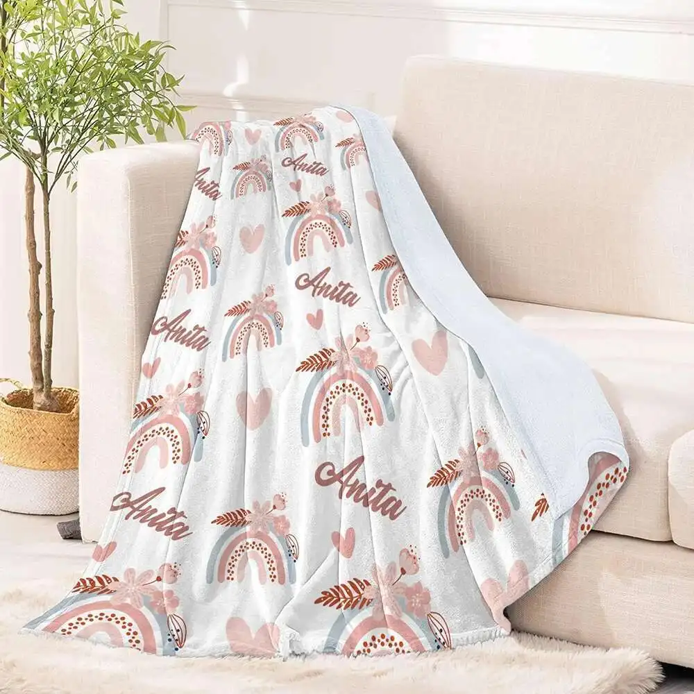 Birthday Customized Princess Name Blanket, Children's Personalized ...