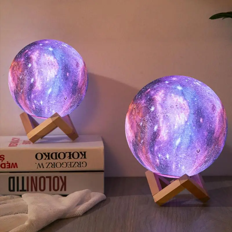 Unique-16-Color-Moon-Lamp-Galaxy-Lamp-3D-Romantic-Decorations-Remote ...