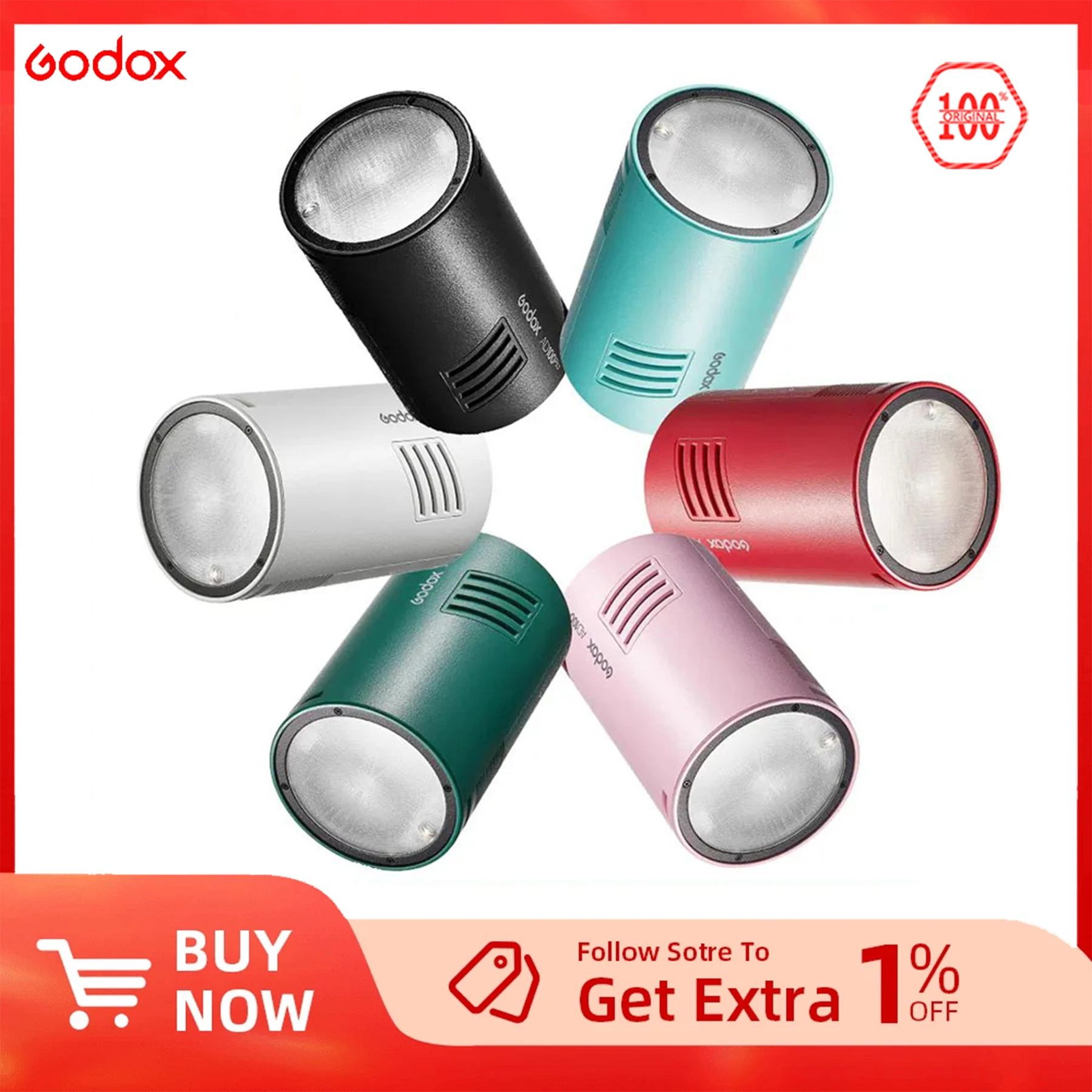 Godox-AD100Pro-AD100-PRO-TTL-HSS-100W-Outdoor-Flash-Speedlight-2-4G ...