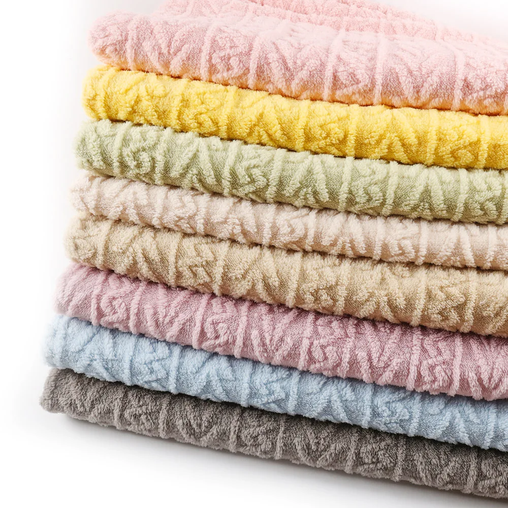 Tela-de-felpa-de-poli-ster-100-Jacquard-para-ni-os-pijamas-suaves ...