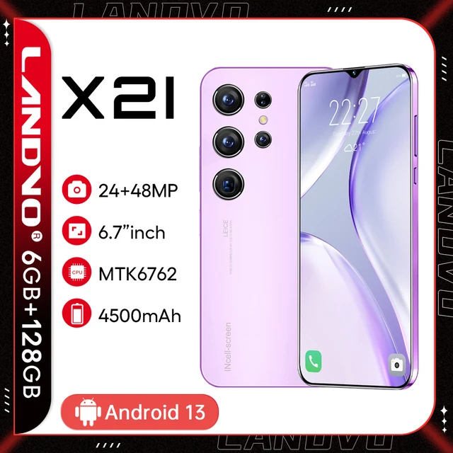 Landvo X21 Smartphone 6GB+128GB 4500mAh 6.8″ Octa Core New High-end ...