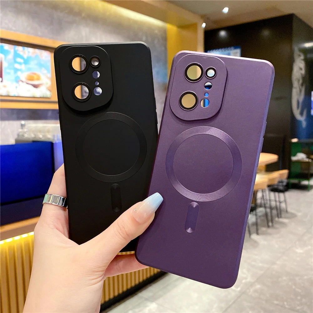 For Magsafe Magnetic Wireless Charging Case For OPPO Find X5 Pro X5Pro ...