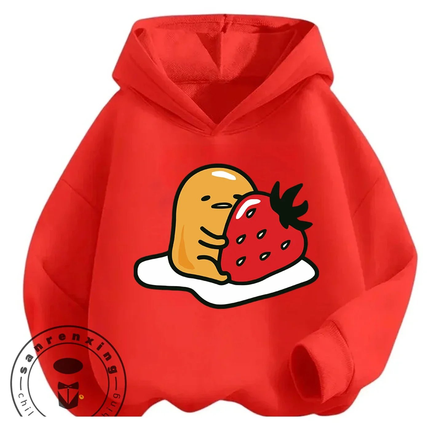 Autumn Winter Fashion Gudetama Hoodie 3-14Y Boys Girls Cute Kawaii ...