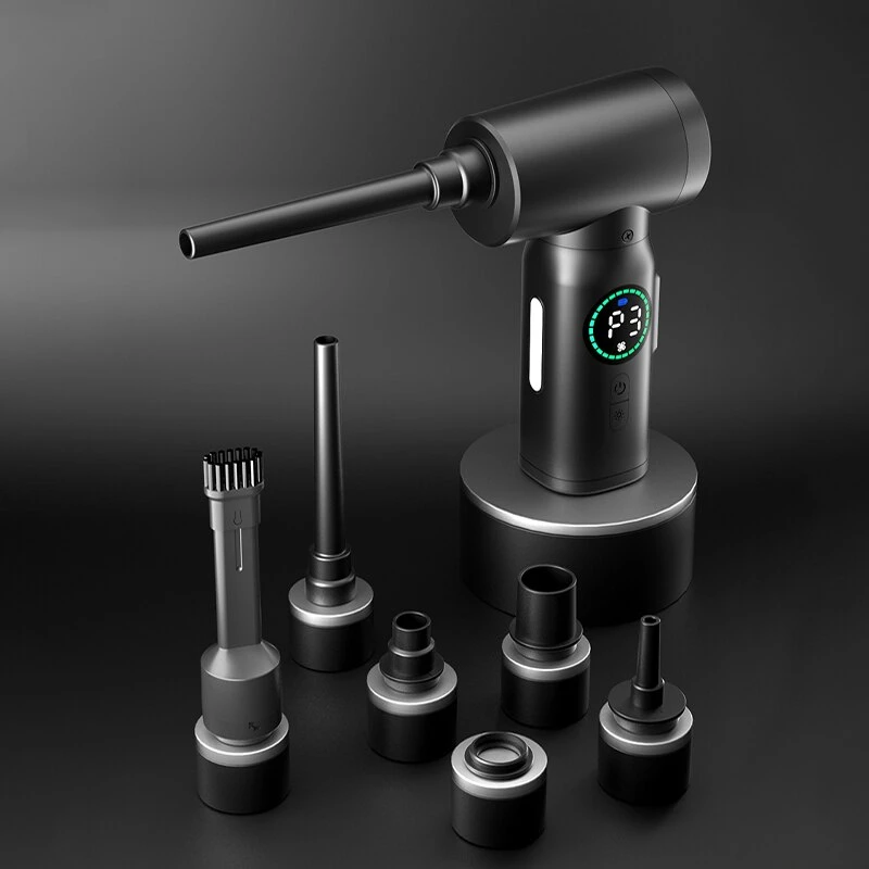 7500mah Wireless Air Duster Dust Blowing Gun 2 In 1 Air Blower And ...