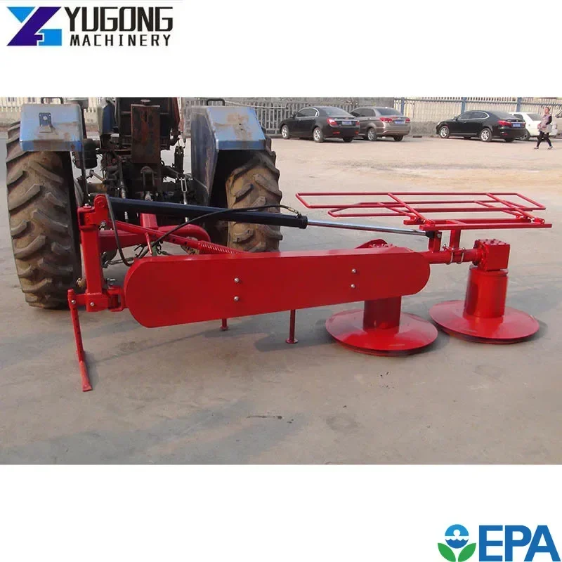 YG125-Agricultural-Machinery-Mounted-Drum-Mower-Double-Disk-Grass ...