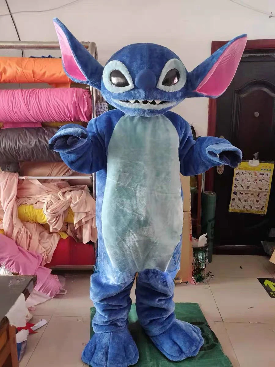Nuevo disfraz de mascota de Lilo y Stitch en azul y rosa, personaje de ...
