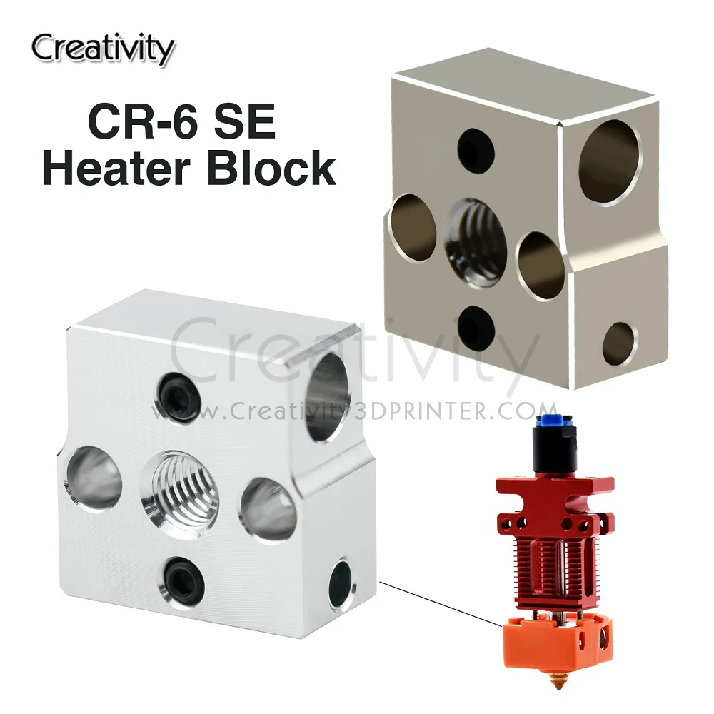 CR6-SE-Heated-Block-Quality-Bimetal-Heatbreak-Aluminum-Copper-Plated ...