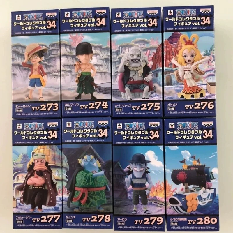 Bandai One Piece Wcf 34 Sun Pirate Squad Hodi Shiping Sauron Yiji Taige ...