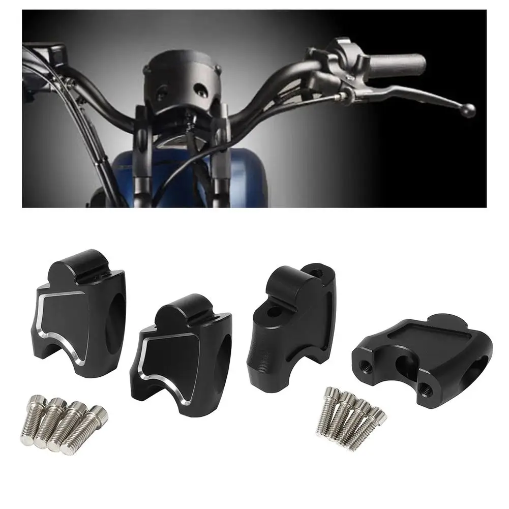 1-Pair-Motorcycle-Handlebar-Riser-Mounting-Clamps-For-CMX500-Rebel500 ...