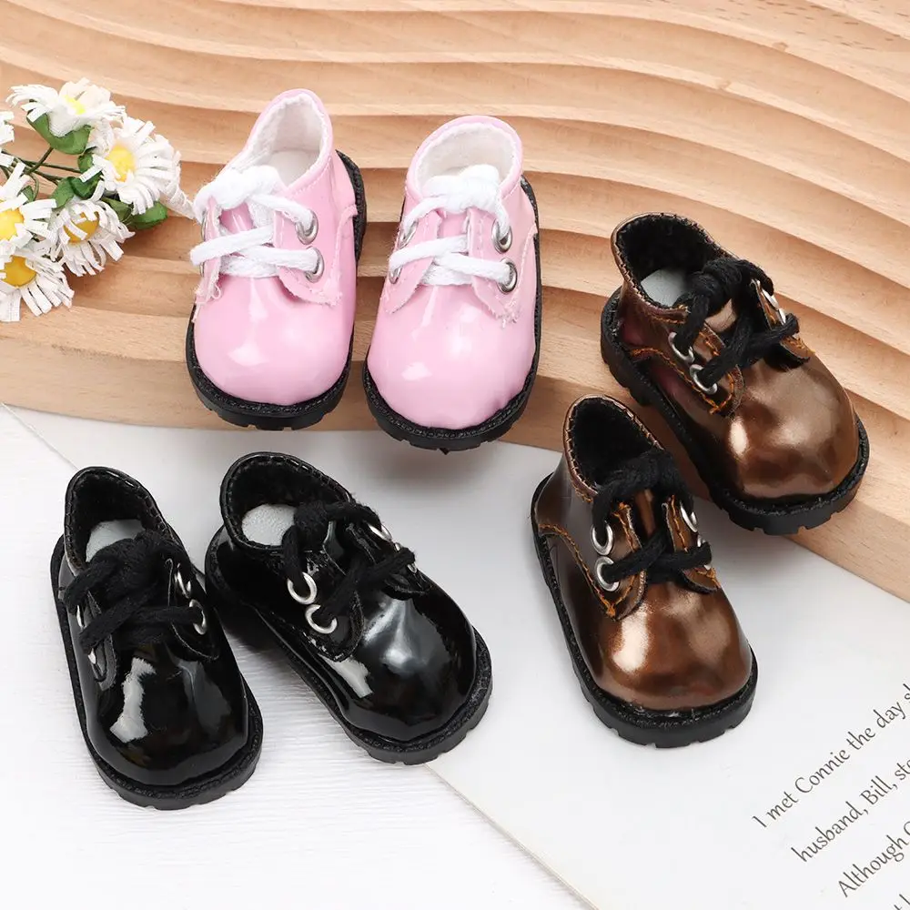 New Doll Toy Bright Leather Shoes Suit for 15-20cm Doll Mini Shoes for ...