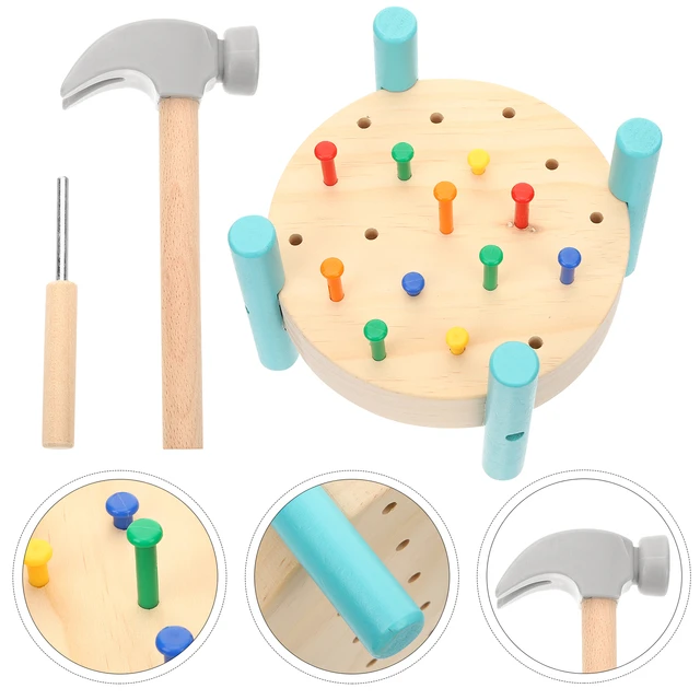 Toy Hammer And Nails