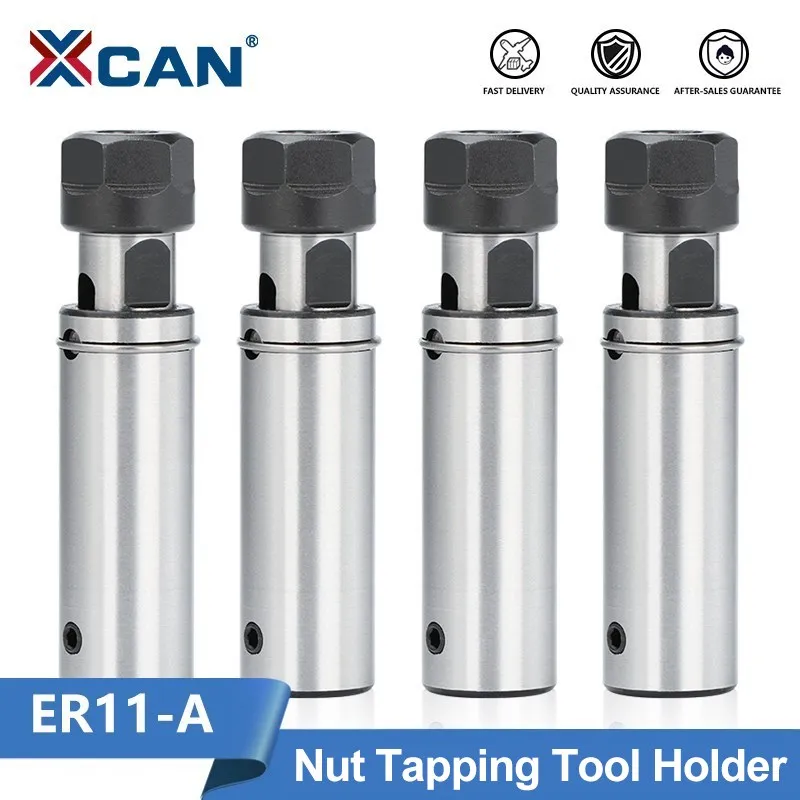XCAN ER11-A Nut Tapping Tool Holder Kit CNC Clamping Chuck Kit ER11-A Nut