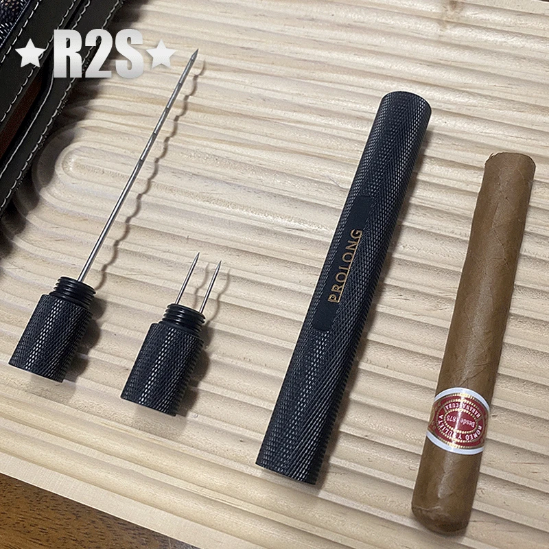 Outdoor-Stainless-Steel-Portable-Cigar-Puncher-Needle-Drill-Loose ...