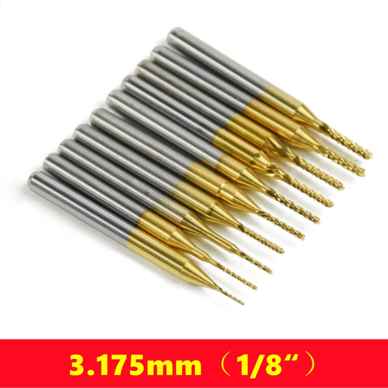 10pcs-PCB-Milling-Cutter-TiN-Coated-0-8-3-175mm-set-CNC-Milling-Bit-3 ...