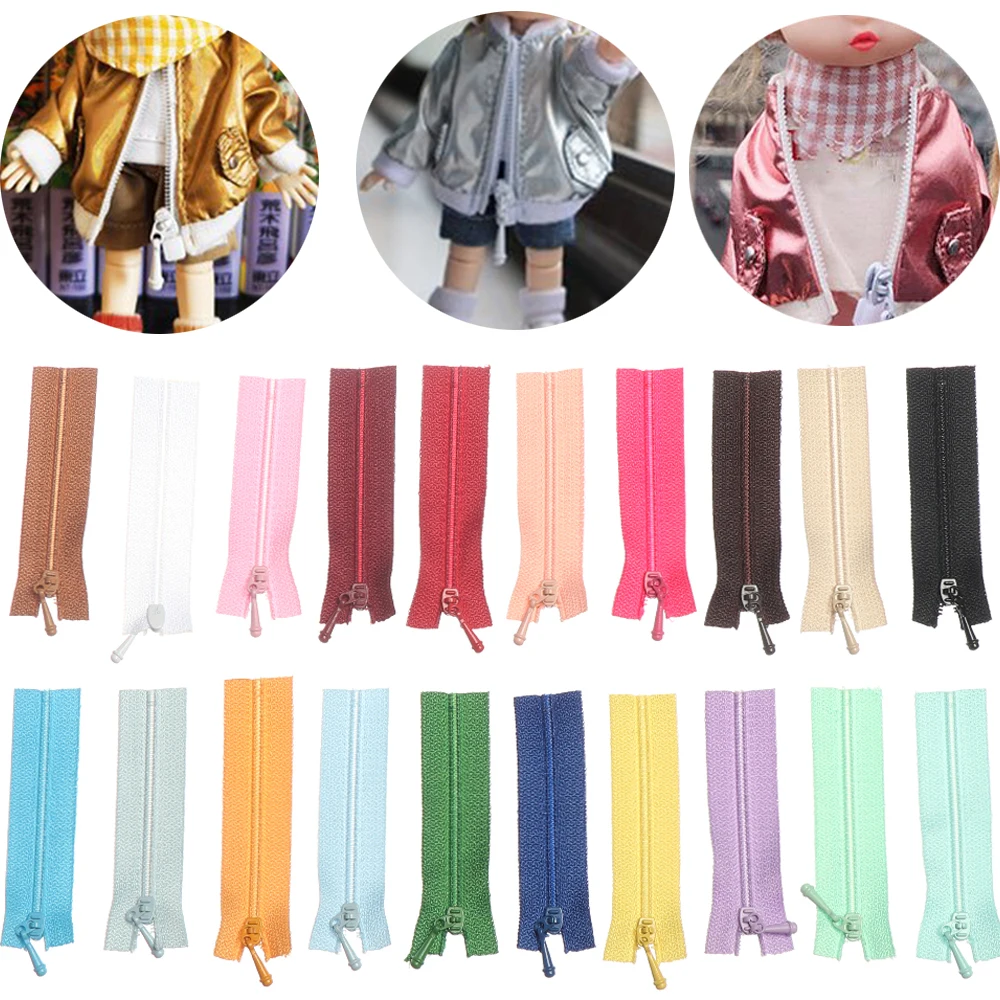 5Pcs-Set-Colorful-Nylon-Mini-Zipper-5-1-7cm-Doll-Clothing-Zippers-DIY ...