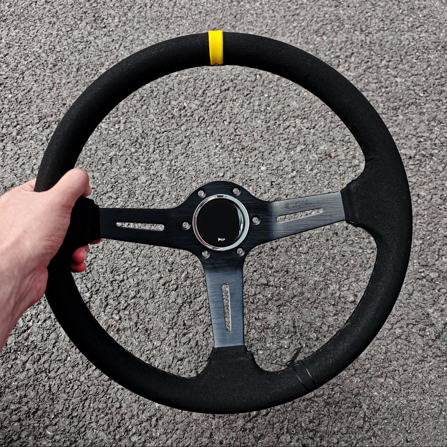 JDM Classic Deep Dish Steering Wheel Drift Rally Racing Sports Car ...