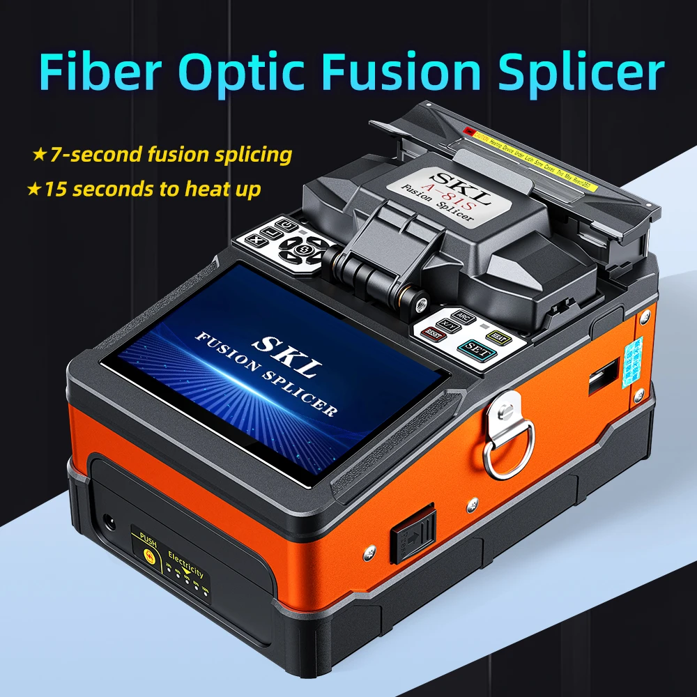 A-81S Orange Fully Automatic Fusion Splicer Machine Fiber Optic Fusion ...
