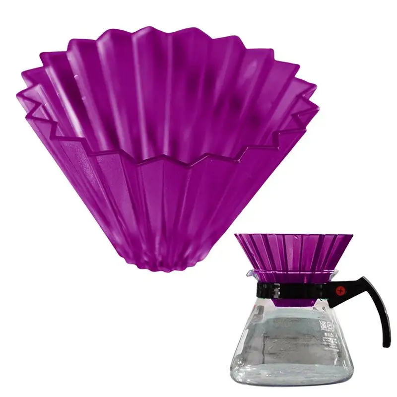 Ceramic-Coffee-Filter-Cup-Reusable-Filters-Coffee-Maker-with-Wood-Stand ...