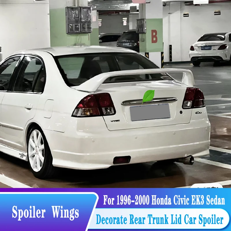 For-Honda-Civic-EK3-Trunk-Lid-Spoiler-1996-2000-High-Quality-ABS ...