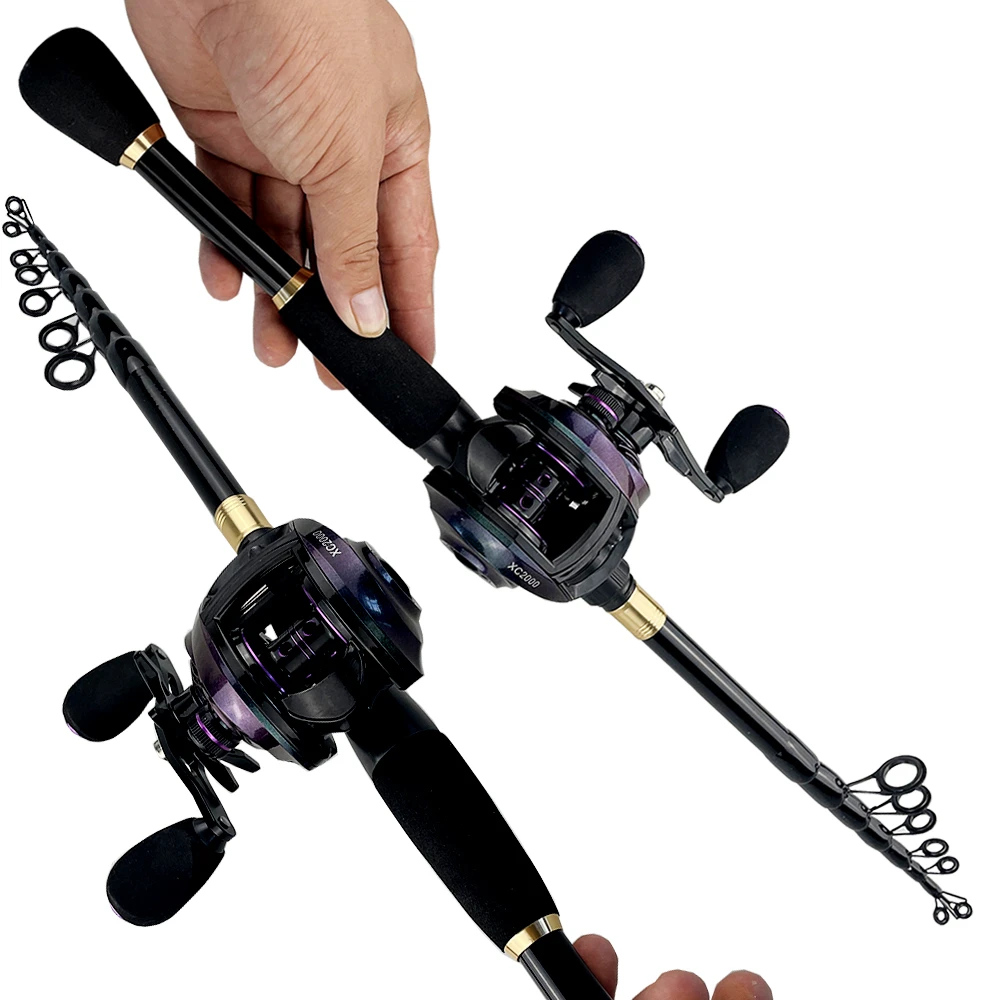 Ghotda Fishing Rods and Reels Max Drag 8kg Baitcasting Combo Suitable ...