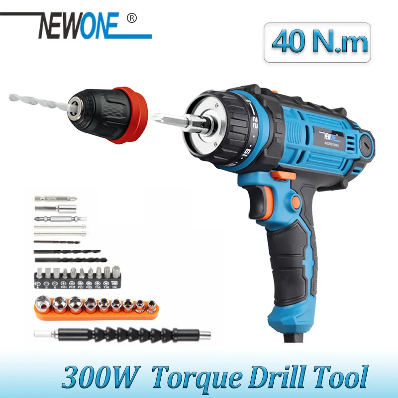 40N-m-Torque-Drill-Tool-230V-Corded-Power-Drill-in-Electric-Drills-with ...