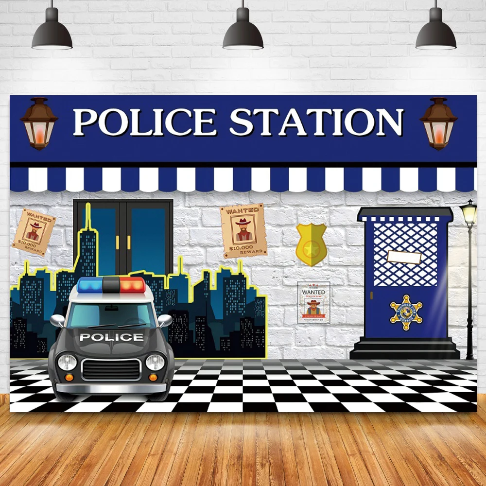 Cartoon Police Station