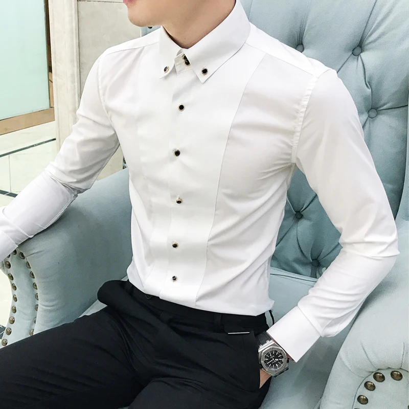 Men-s-Shirts-Luxury-Brand-New-Long-Sleeve-Elegant-Shirts-For-Men ...