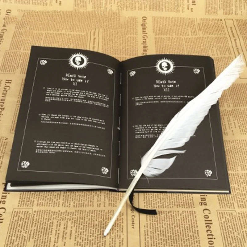 New-Japanese-Animation-Simulation-Boutique-Feather-Death-Notebook ...