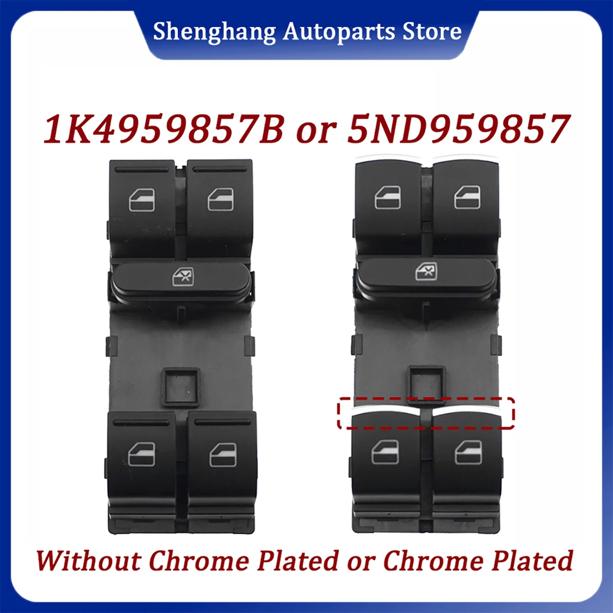 Power Window Master Switch Control Button 5K4959857 5ND959857 ...
