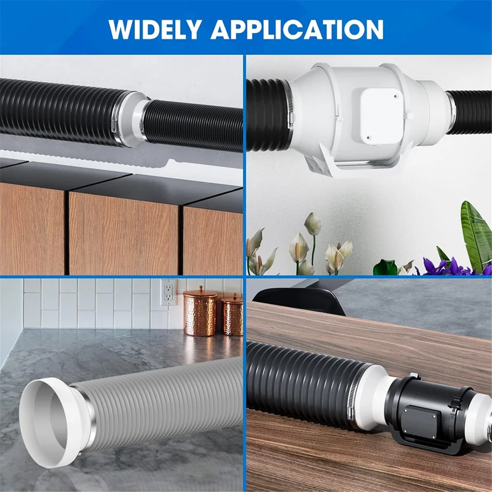 Tumble Dryer Vent Hose Vent Systems 150 Mm / 6" Inch Round Female Duct ...