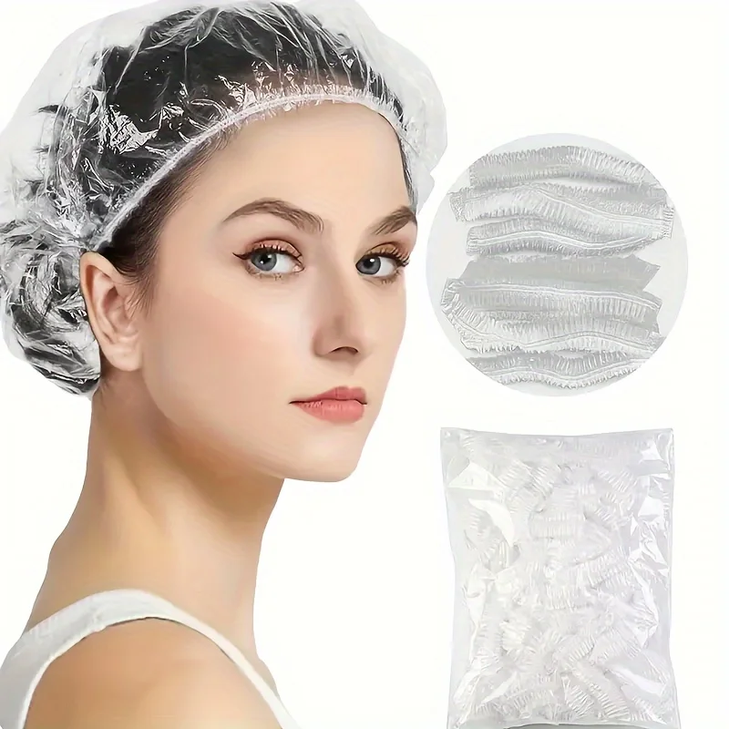 Disposable-shower-cap-Women-s-waterproof-hair-mask-cap-for-home-bath ...