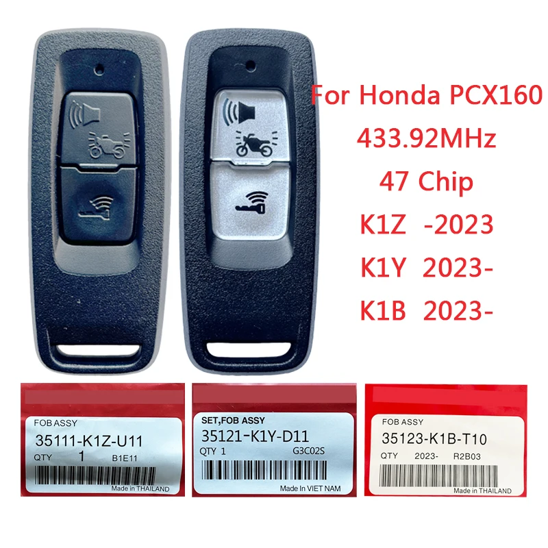 TXM004-For-Honda-PCX160-2021-2023-Motorcycle-Remote-Key-433-92MHz-47 ...