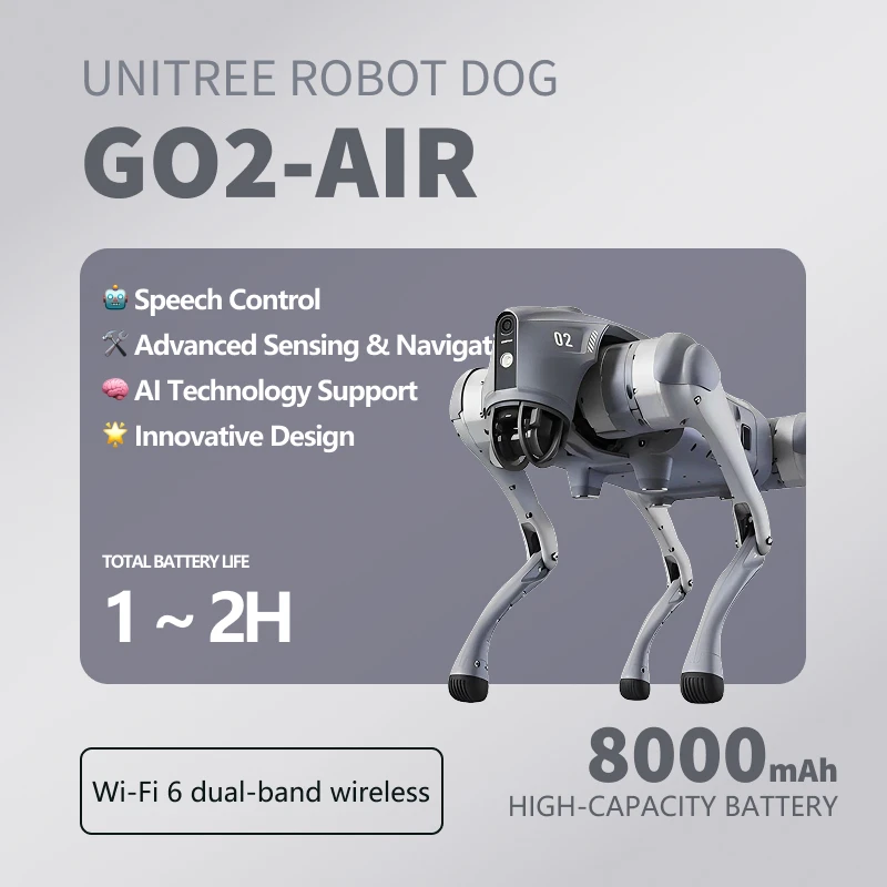 Unitree Go2 Robot Dog | Quadruped Robotics for Adults Embodied AI