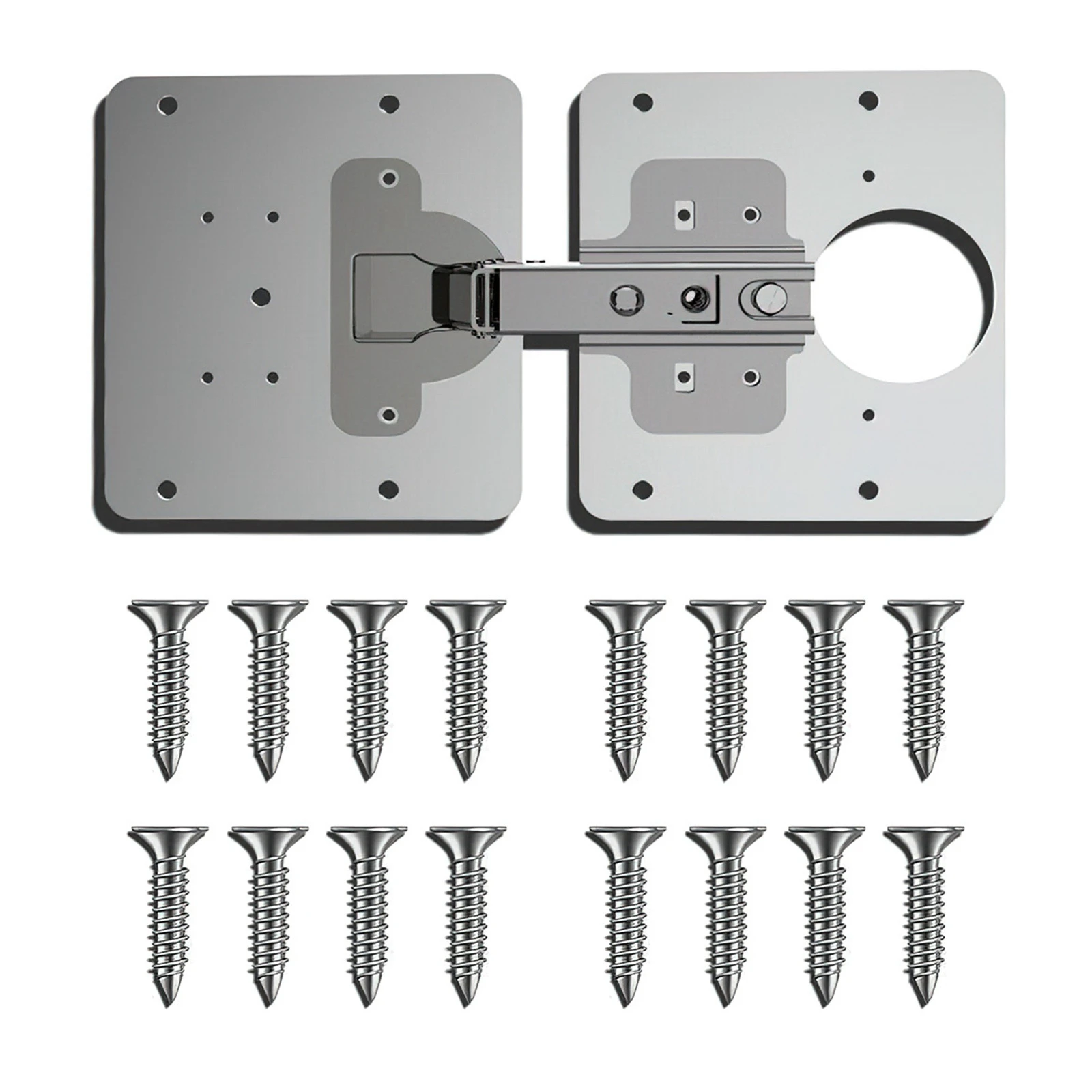 Hinge Repair Plate for Cabinet Furniture Drawer Window Stainless Steel ...