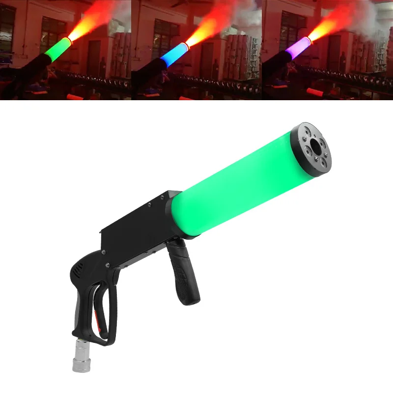 Hot Sale Carbon Dioxide Gas Column Gun With RGB Leds For Disco Dj Pun ...
